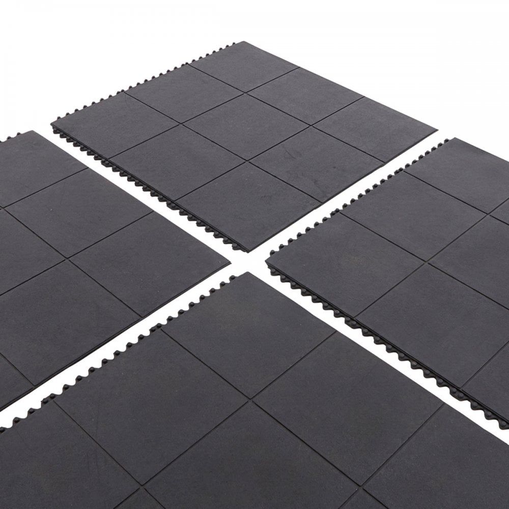Interlocking Rubber Anti-fatigue Floor Tiles