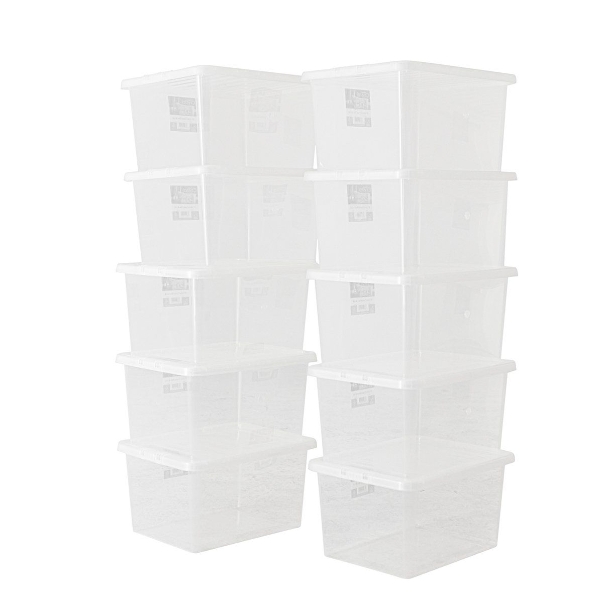 10 X 31 Litre Plastic Storage Boxes | Racking.com