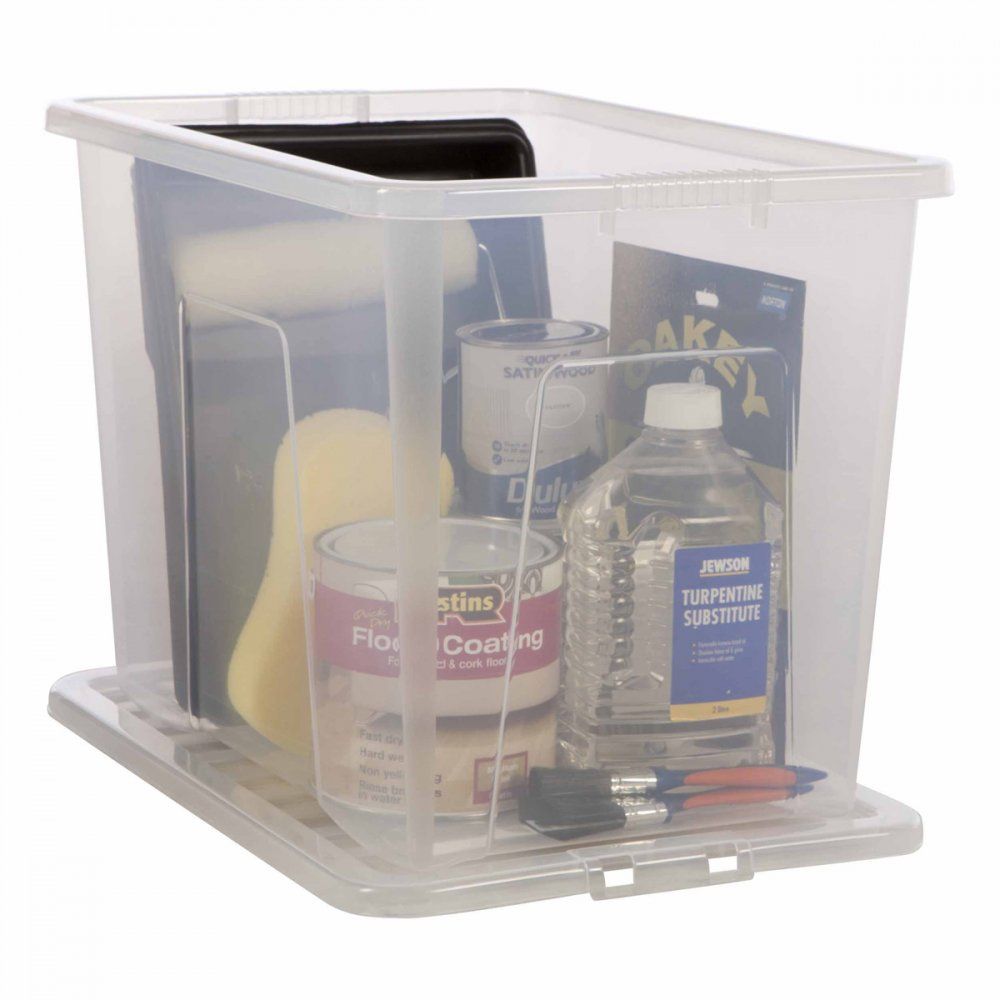Value Plastic Storage Box 80 Litre | Racking.com
