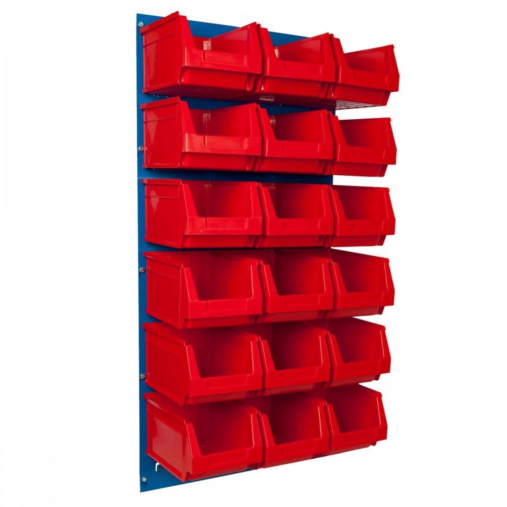 Wall Mounted Louvre Panel Bin Kits | Racking.com