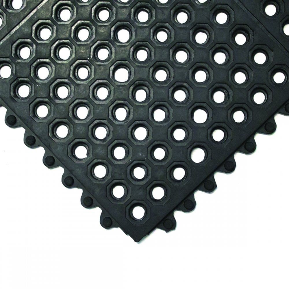 Interlocking Rubber Anti-fatigue Floor Tiles