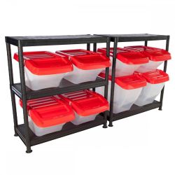 Shelving with Parts Bins | Racking.com