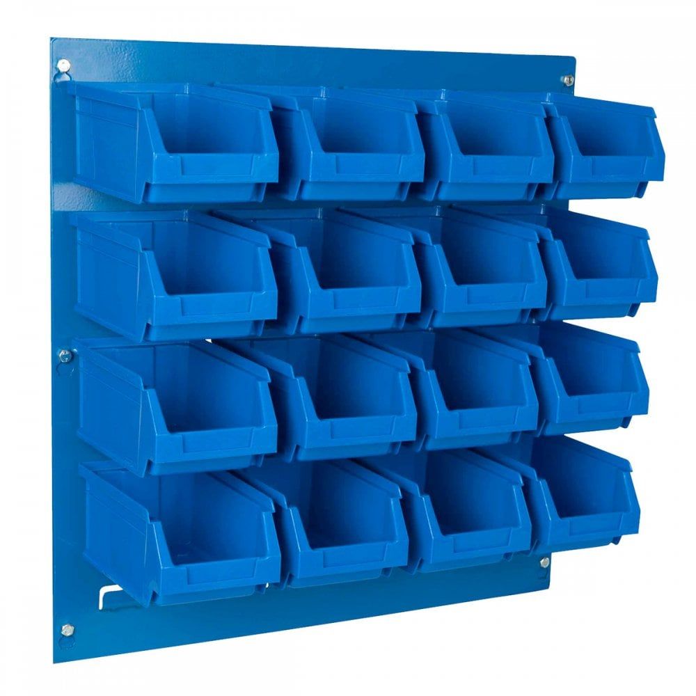 Wall Mounted Louvre Panel Bin Kits | Racking.com