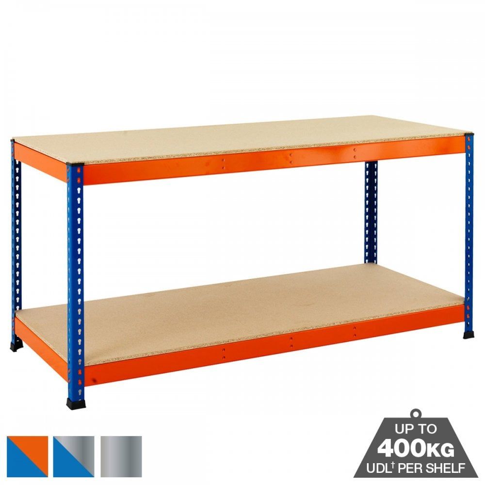 Heavy Duty 400kg Chipboard Workbenches | Racking.com Heavy Duty 400kg Chipboard Workbenches | Racking.com