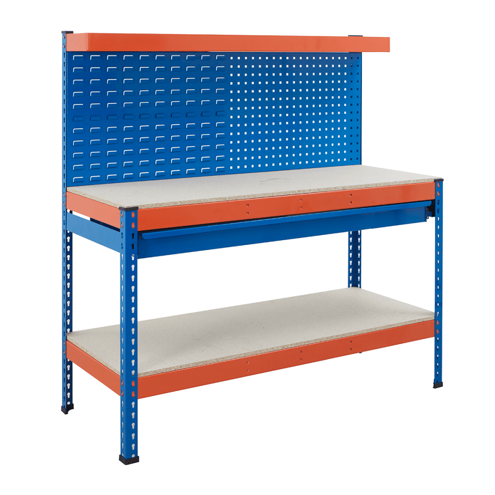 Tool Board & Louvre Panel Back Workstation