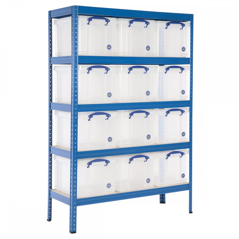 Industrial 265kg 35 Litre Really Useful Box Shelving | Racking.com