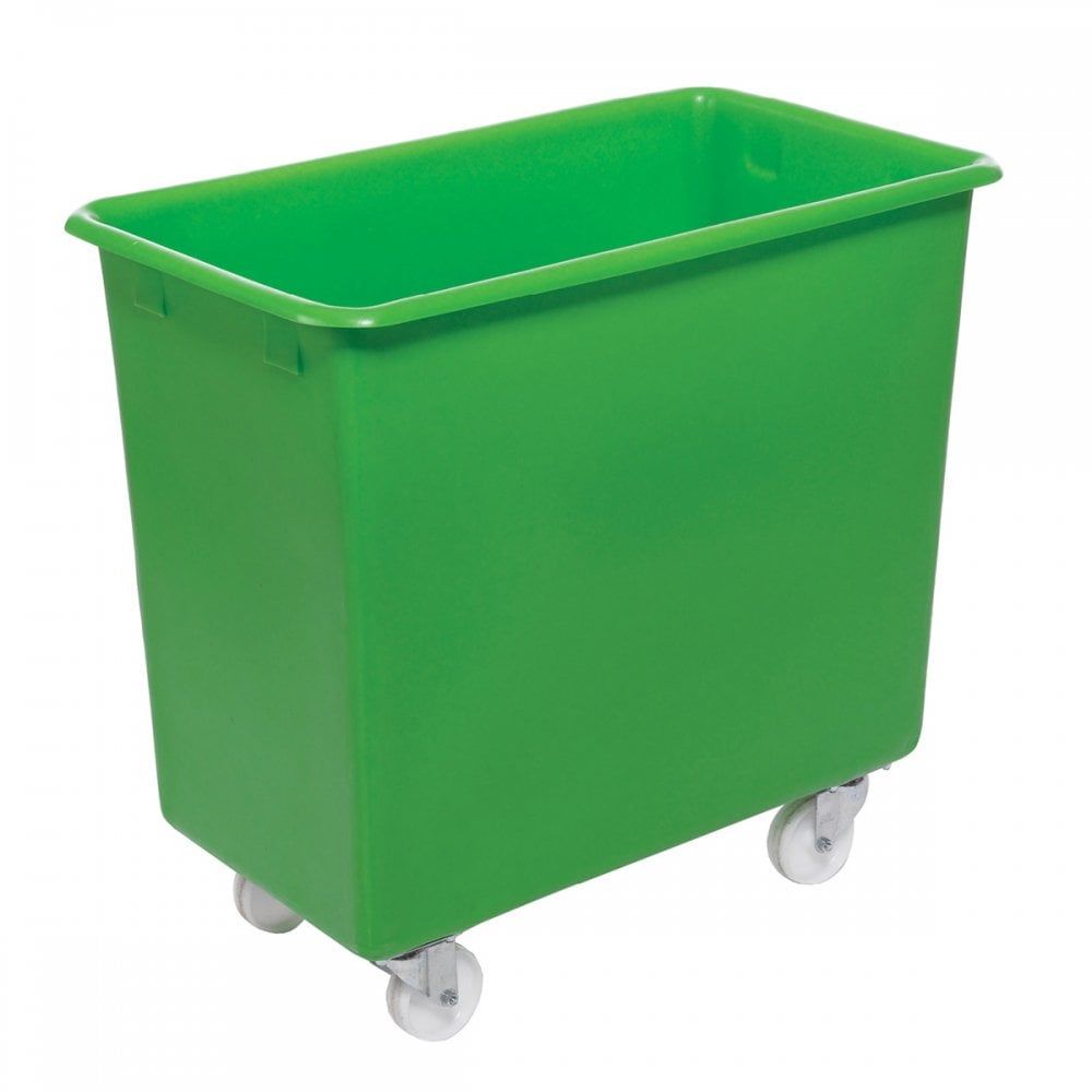 Plastic Tapered Container Trucks | Racking.com