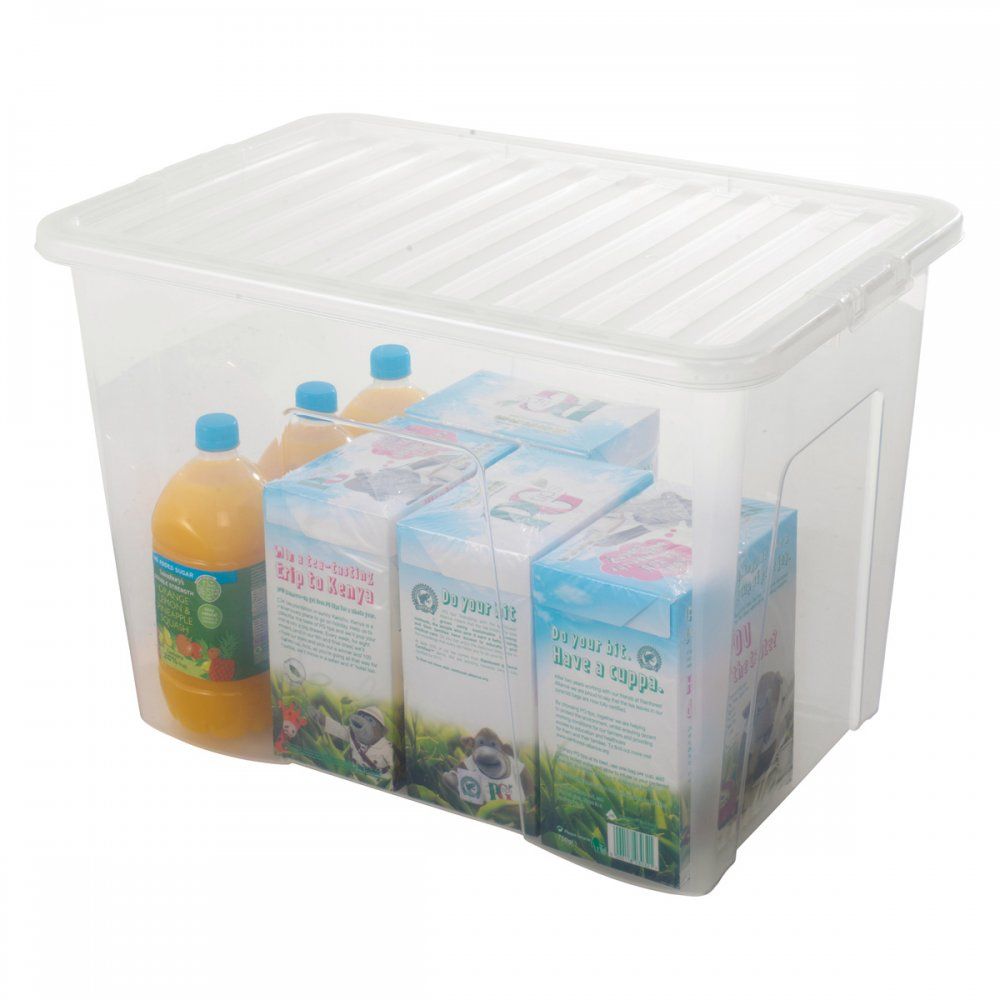 Value Plastic Storage Box 80 Litre | Racking.com